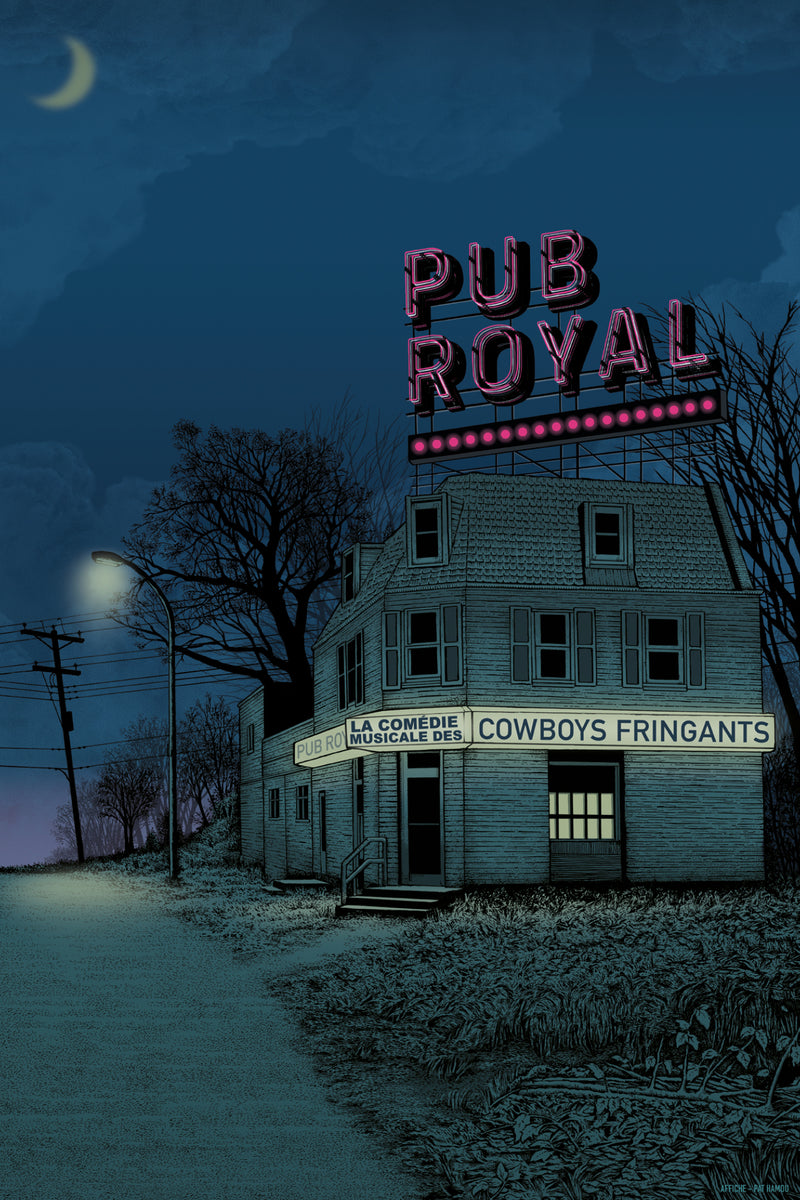 AFFICHE - Pub Royal - Façade – La Tribu - disques et spectacles